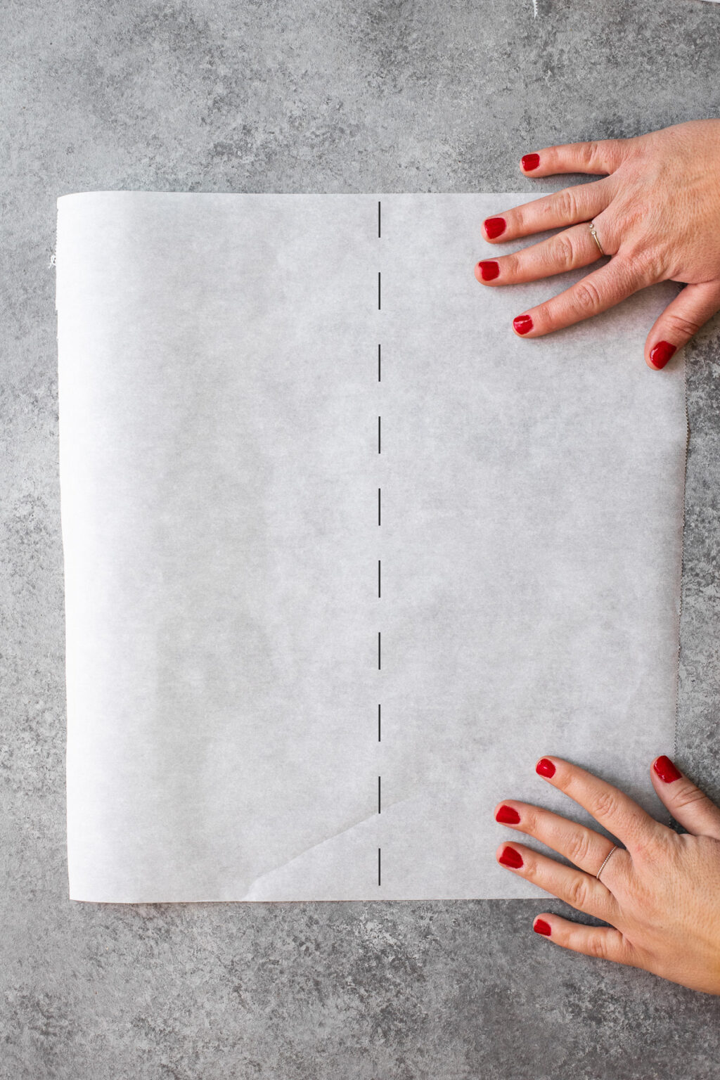 How to Cut Parchment Paper Rounds for Cake - Bright-Eyed Baker