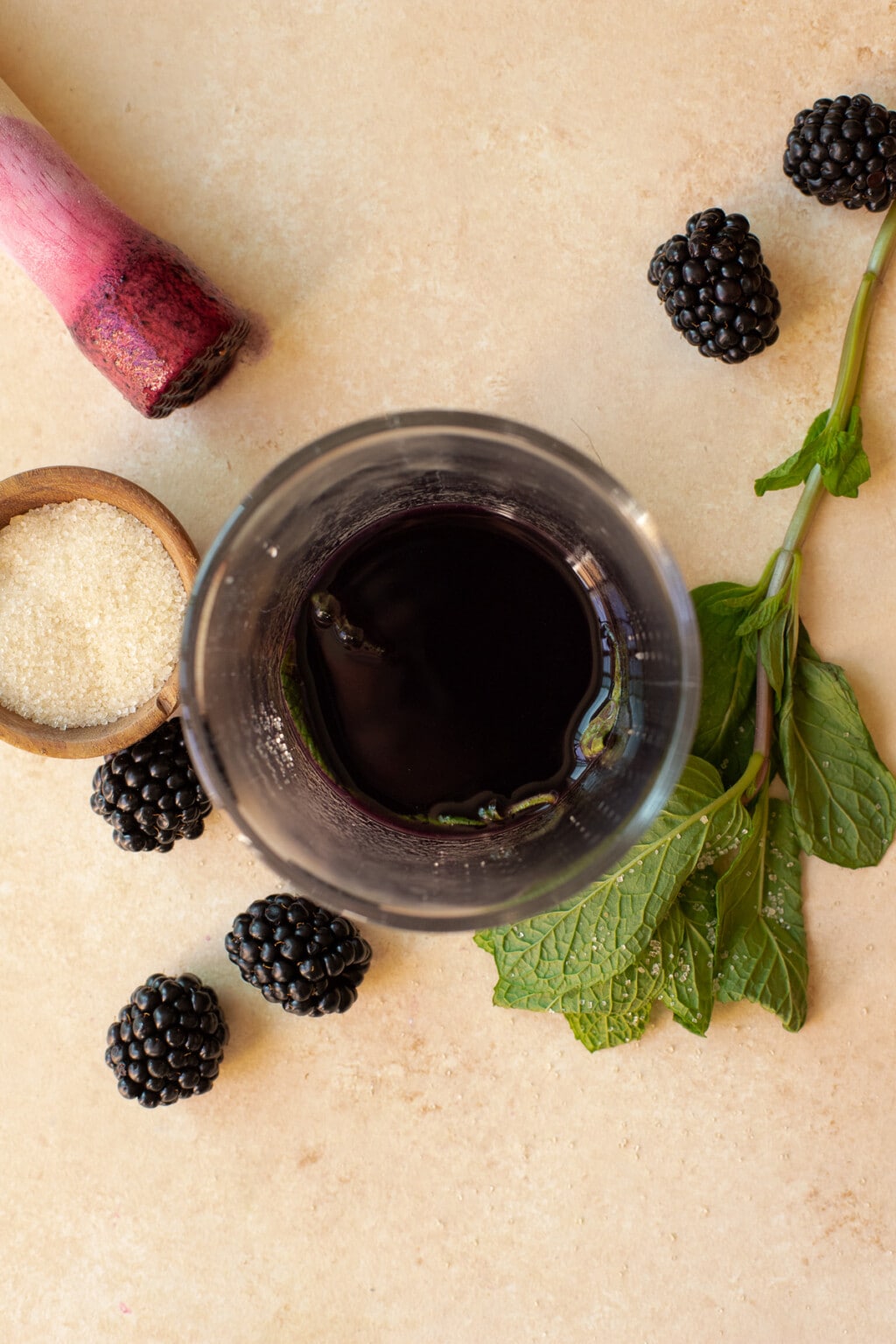 Blackberry Mint Mimosa (Blackberry Bellini) - Bright-Eyed Baker