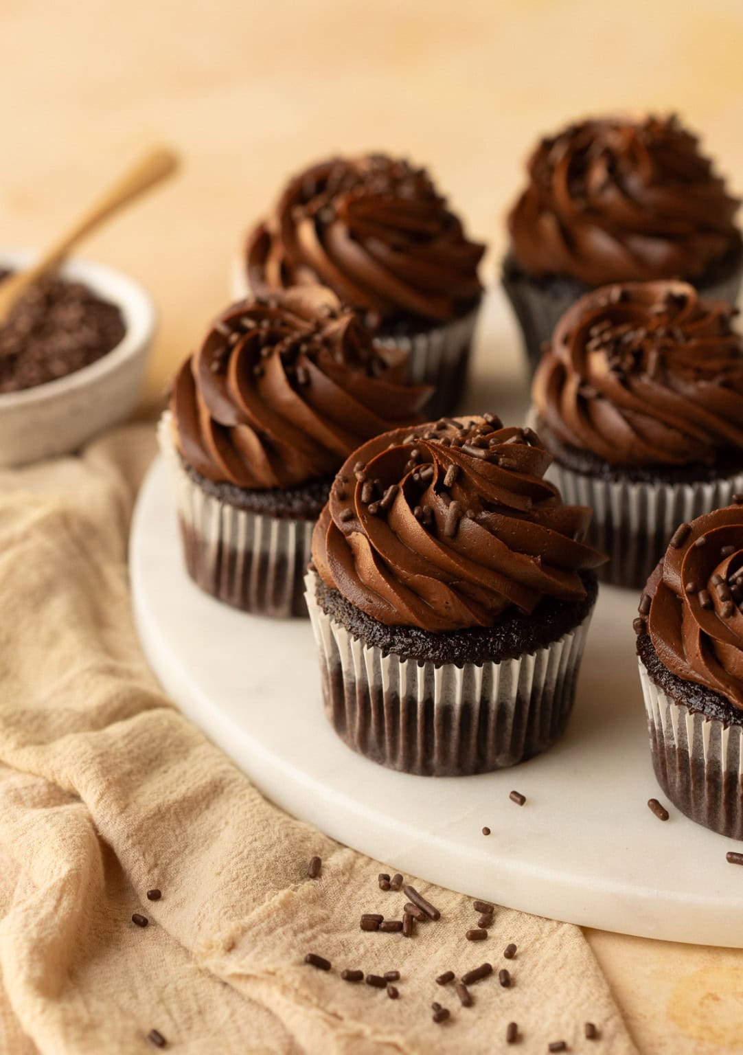 Super Moist Chocolate Fudge Cupcakes - Bright-Eyed Baker